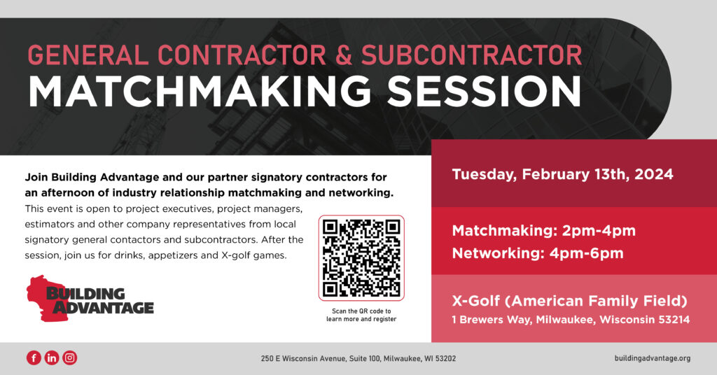 General Contractor and Sub-Contractor Matchmaking Event - Building Advantage