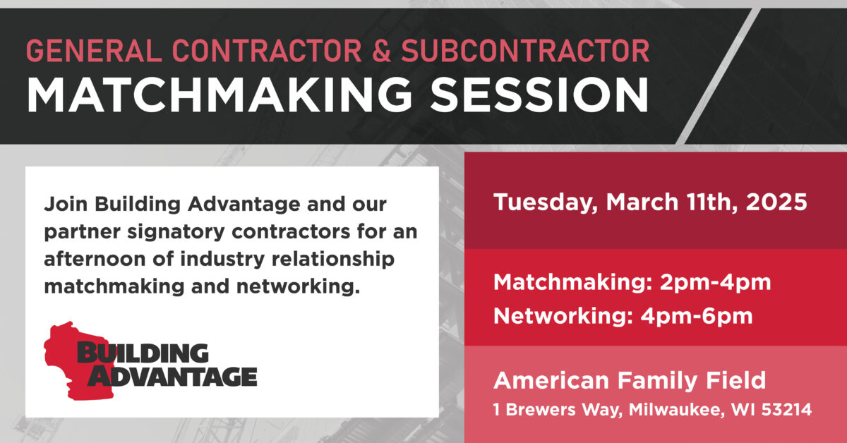 General Contractor and Sub-Contractor Matchmaking Event - Building ...